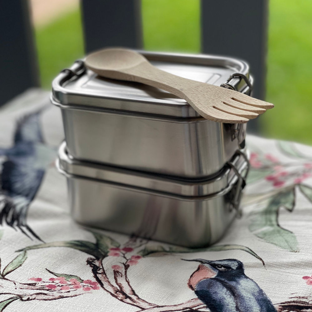 Stainless Steel SMALL SNACK BOXES 2-Pack – Fridge-to-go Australasia